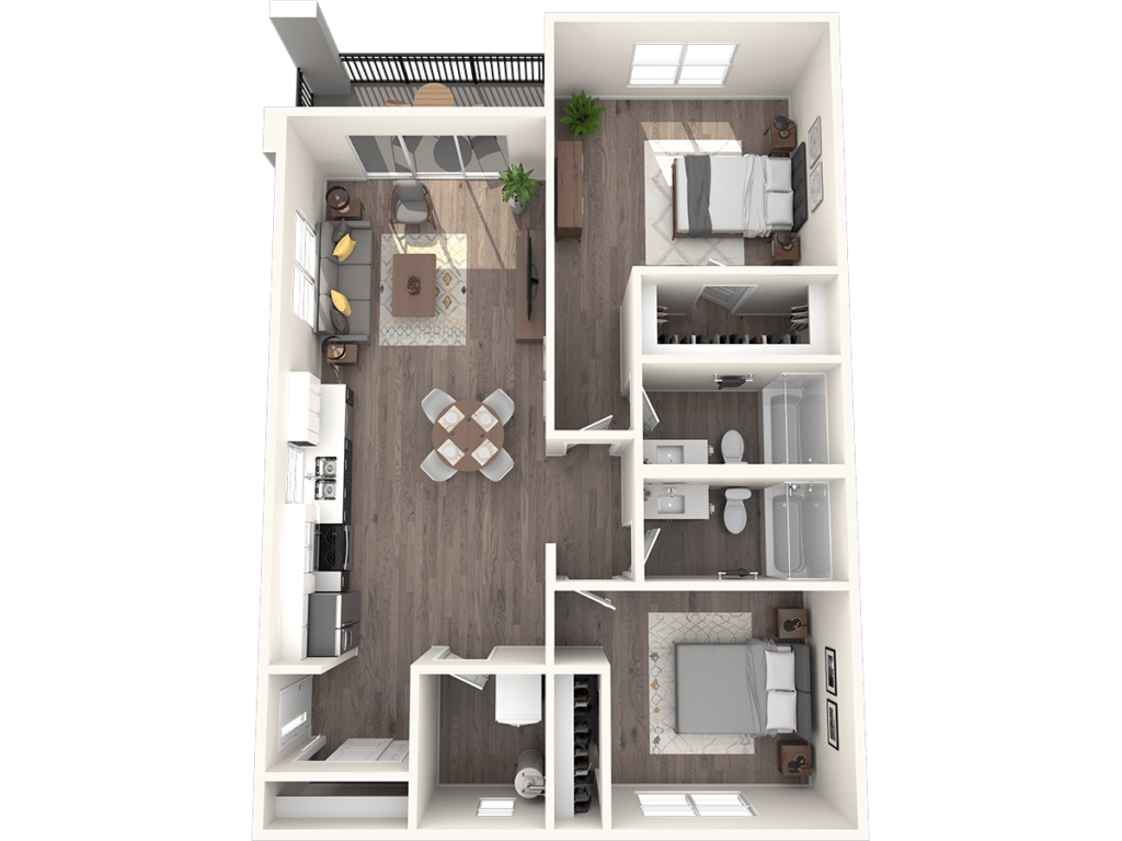 Floor Plans | 1 & 2 Bedroom Apartments in Phoenix, AZ