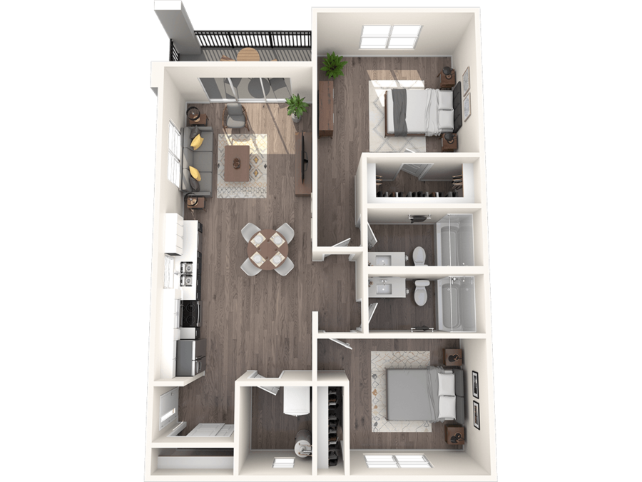 Floor Plans | 1 & 2 Bedroom Apartments in Phoenix, AZ