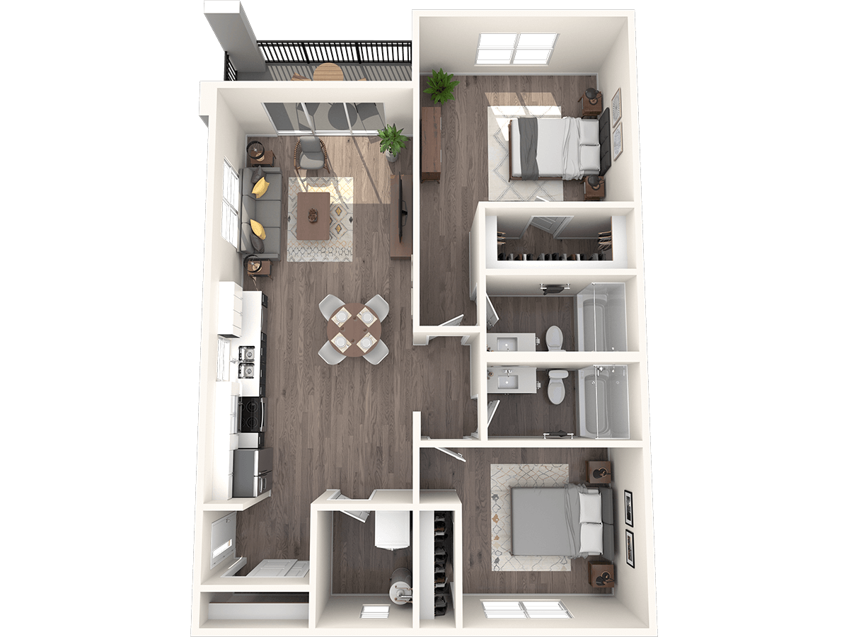 Floor Plans | 1 & 2 Bedroom Apartments in Phoenix, AZ